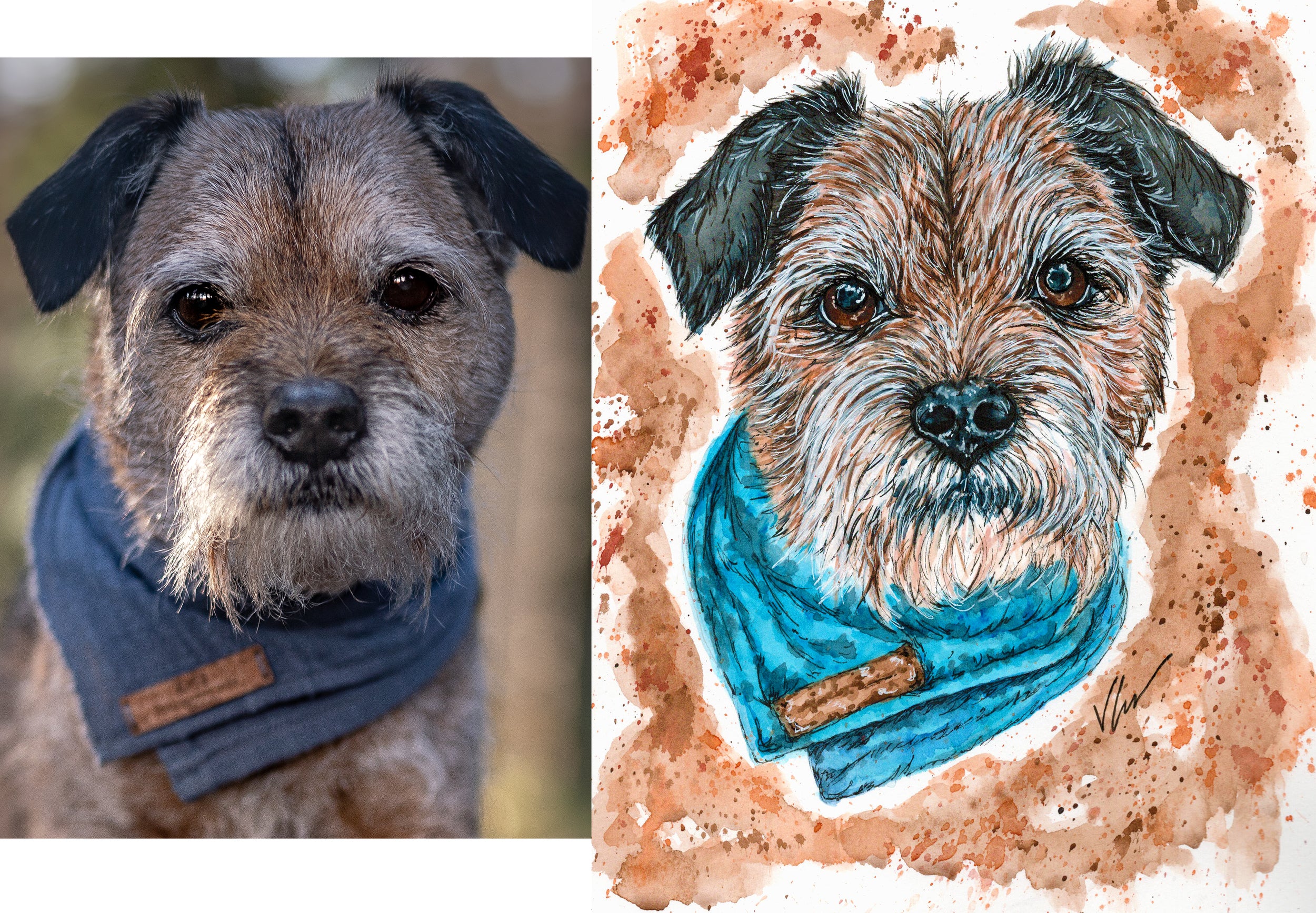 Custom Pet Portraits - Unique & Personalized Watercolour Art – Victoria ...